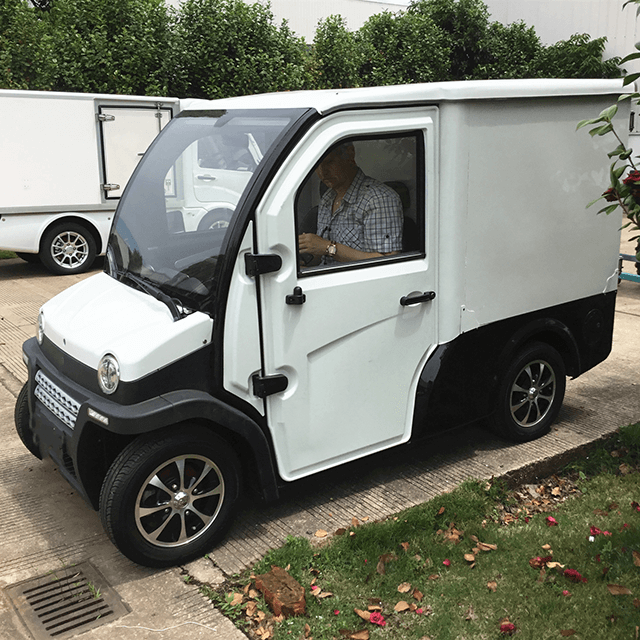 Adult enclosed new eec electric cargo car for adult 4 wheel cabin ...